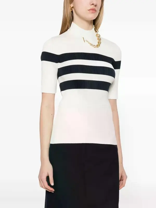 JEAN PAUL GAULTIER Fine-ribbed T-shirt - White