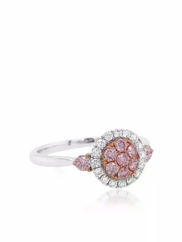 HYT JEWELRY 18kt Gold Argyle Pink Diamond Ring - Silver