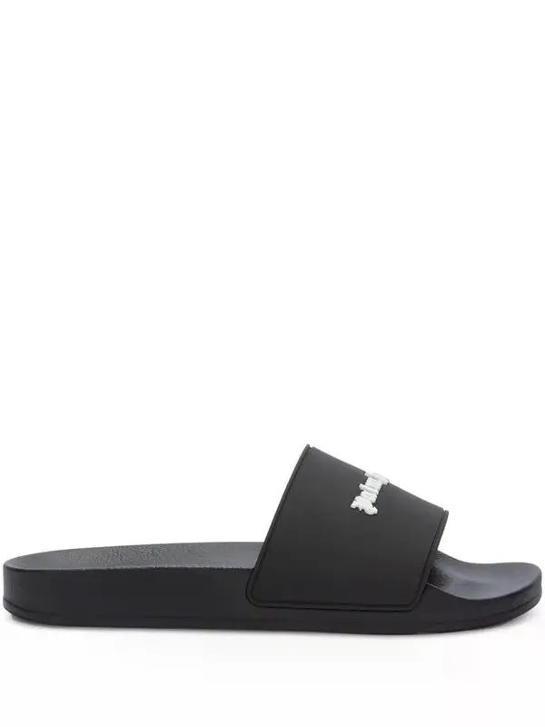 Palm Angels Logo-embossed Pool Slides