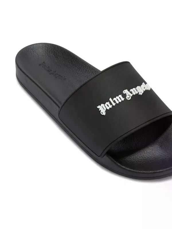 Palm Angels Logo-embossed Pool Slides