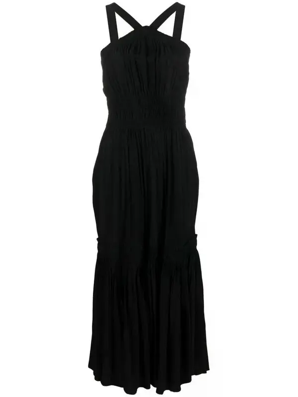 Proenza Schouler White Label Sleeveless Shirred-effect Dress
