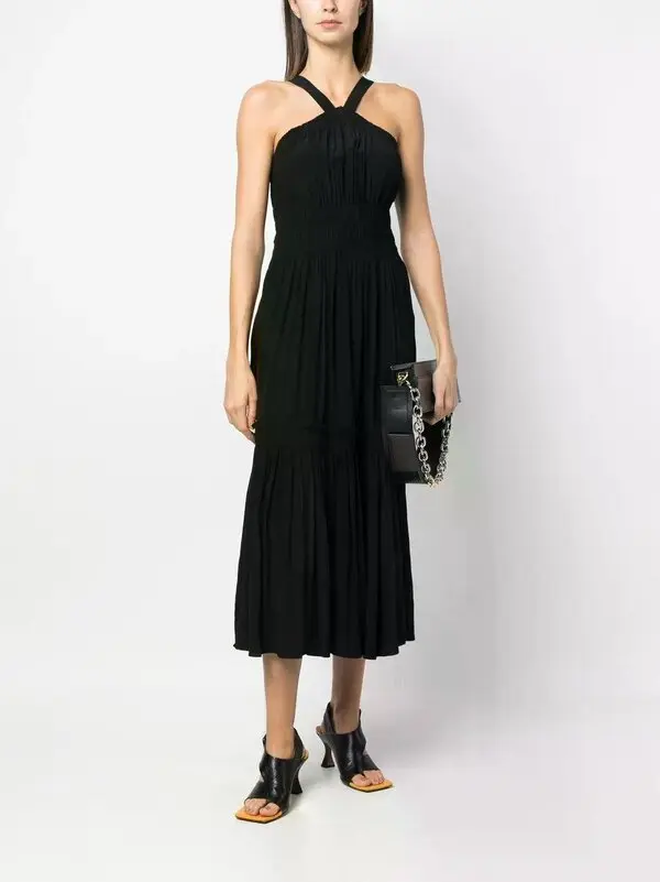 Proenza Schouler White Label Sleeveless Shirred-effect Dress
