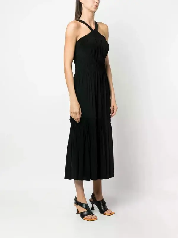 Proenza Schouler White Label Sleeveless Shirred-effect Dress