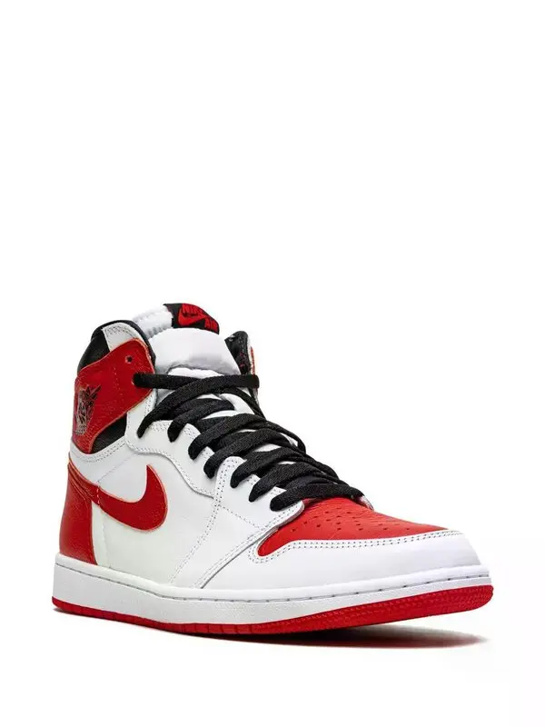 JORDAN Air 1 Retro High Heritage Sneakers - Red