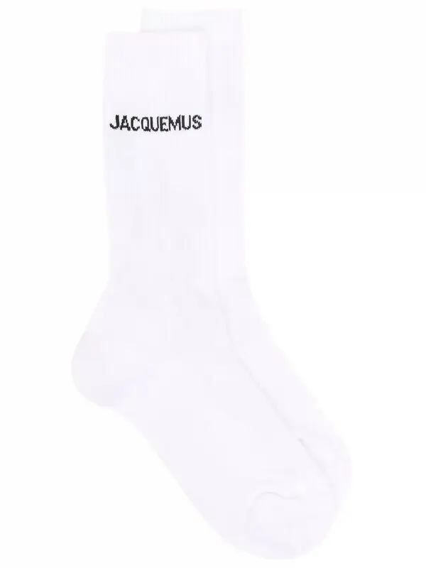 Jacquemus Logo Socks - White