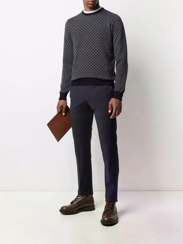 DRUMOHR Pattern-jacquard Knit Jumper