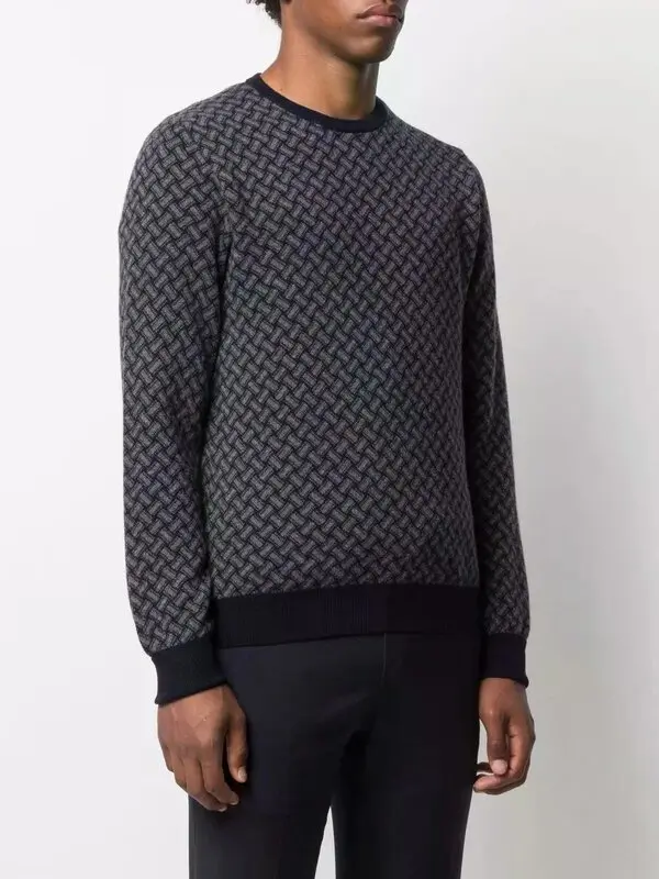 DRUMOHR Pattern-jacquard Knit Jumper