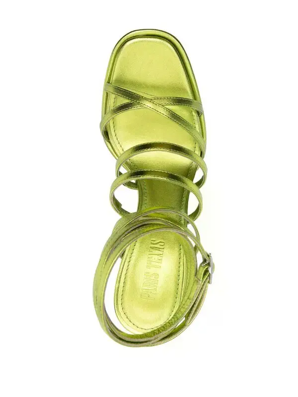 Paris Texas Melena 135mm Metallic Platform Sandals