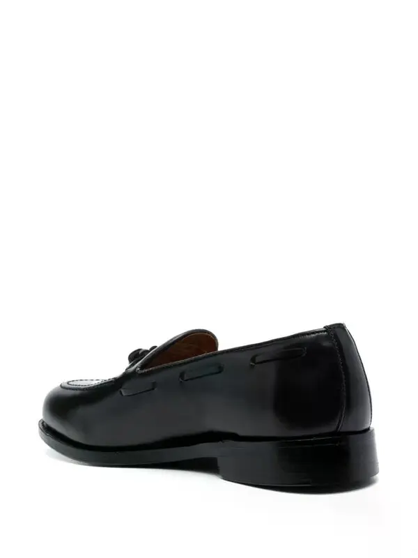 SEBAGO Tassel Leather Loafers - Black