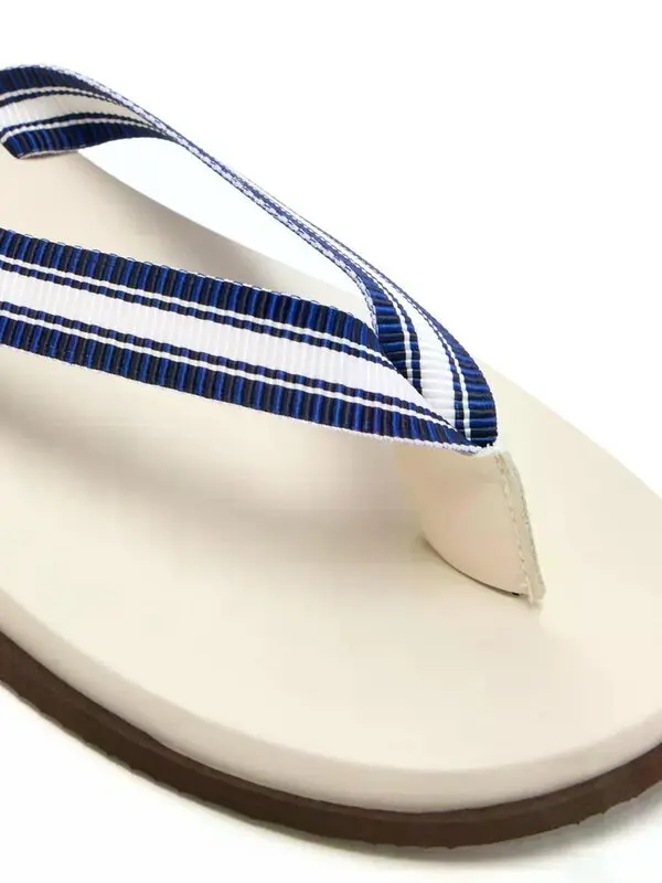 Brunello Cucinelli Grosgrain Flip Flops
