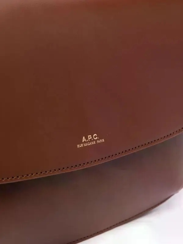 A.p.c. Sarah Leather Shoulder Bag - Brown