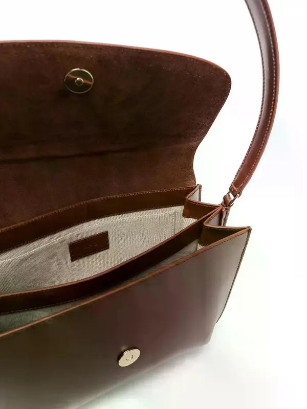 A.p.c. Sarah Leather Shoulder Bag - Brown