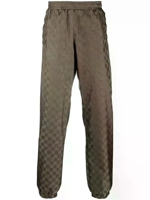 MISBHV Monogram-pattern Trackpants