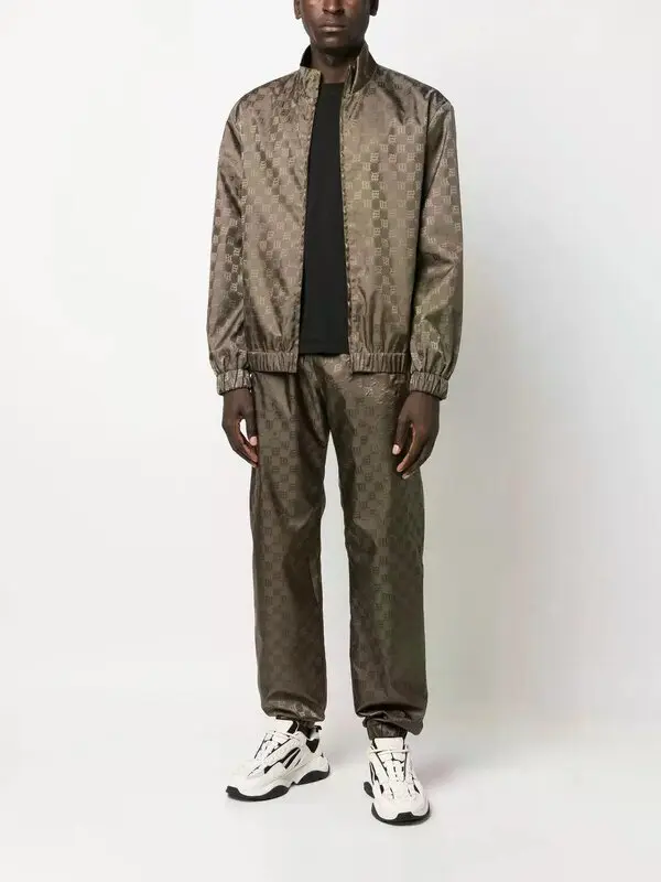 MISBHV Monogram-pattern Trackpants