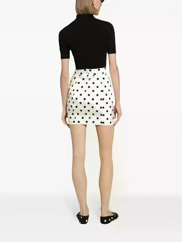 Dolce & Gabbana Polka-dot Mini Skirt