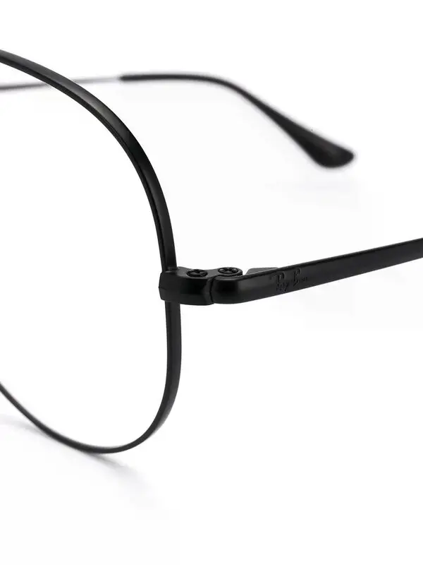 Ray-ban Oversized Round Frame Glasses