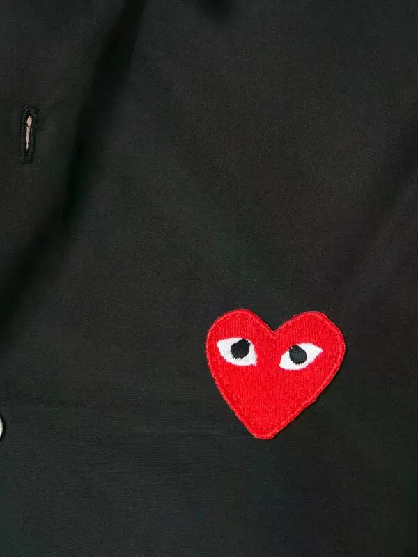 Play Comme Des Garcon Embroidered-heart Shirt