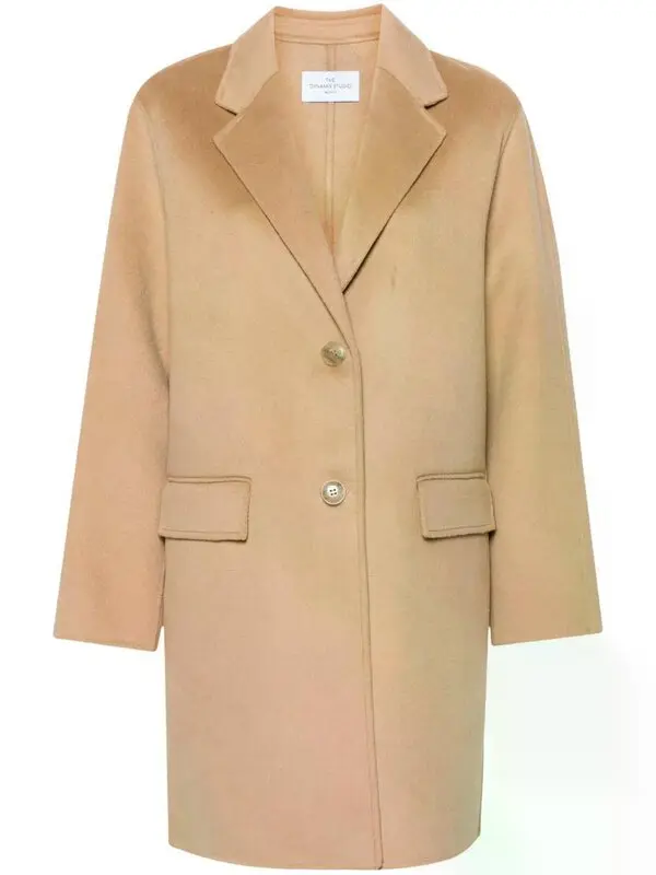 THE DYNAMIS STUDIO Brushed Wool Oxford Coat - Neutrals