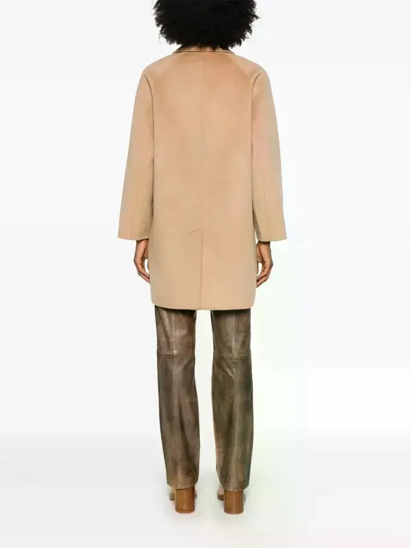 THE DYNAMIS STUDIO Brushed Wool Oxford Coat - Neutrals