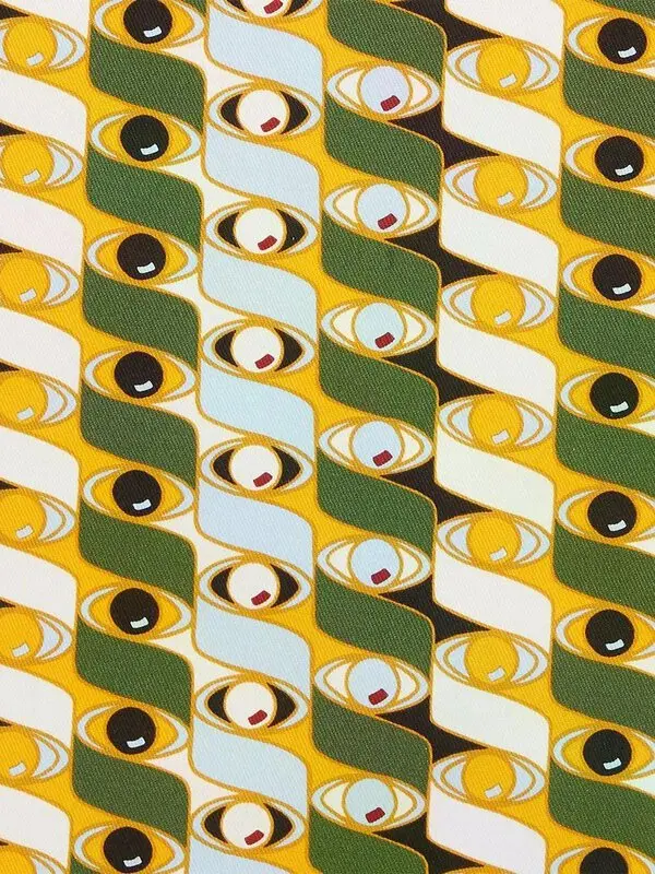 La DoubleJ Third Eye-print Cotton Tea Towel