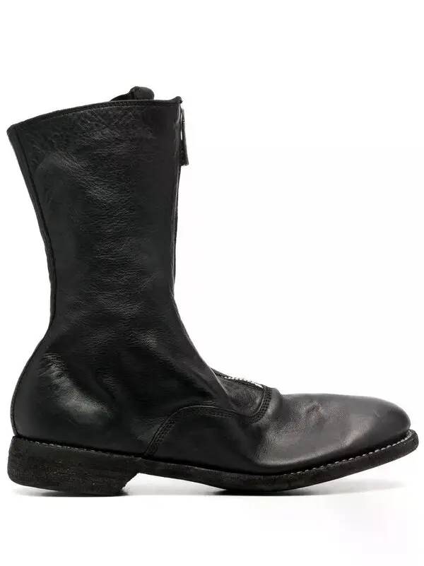 Guidi Round-toe Leather Boots