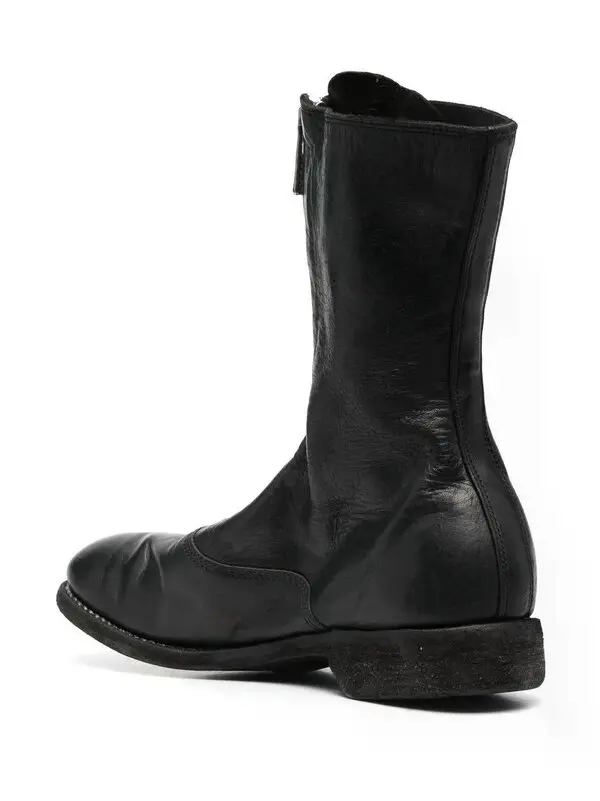 Guidi Round-toe Leather Boots