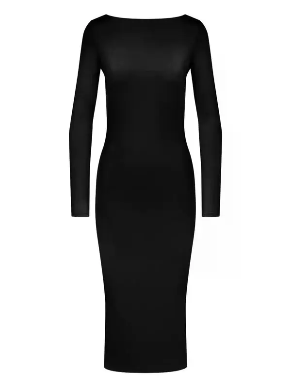 MAISON CLOSE 019 Open-back Midi Dress - Black