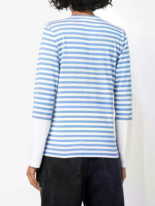 Play Comme Des Garcon Heart-patch Cotton T-shirt