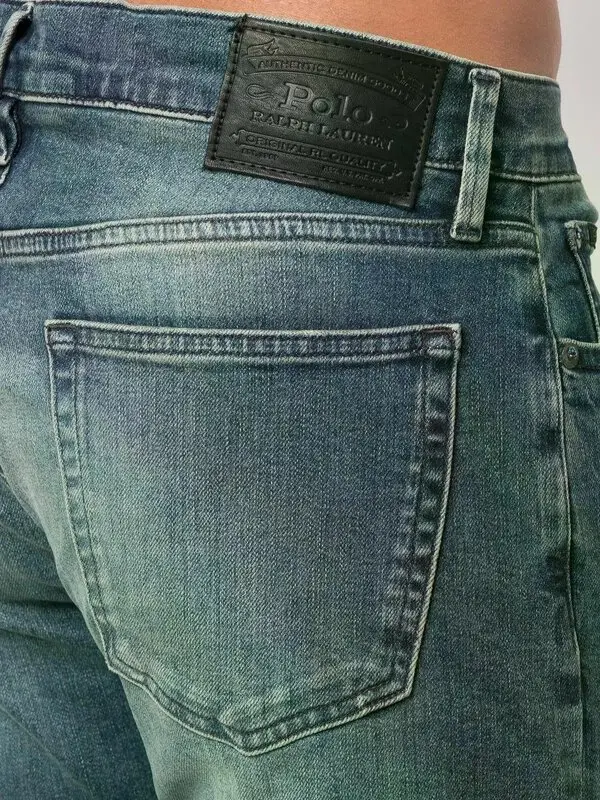 Polo Ralph Lauren Stonewashed Slim-cut Jeans