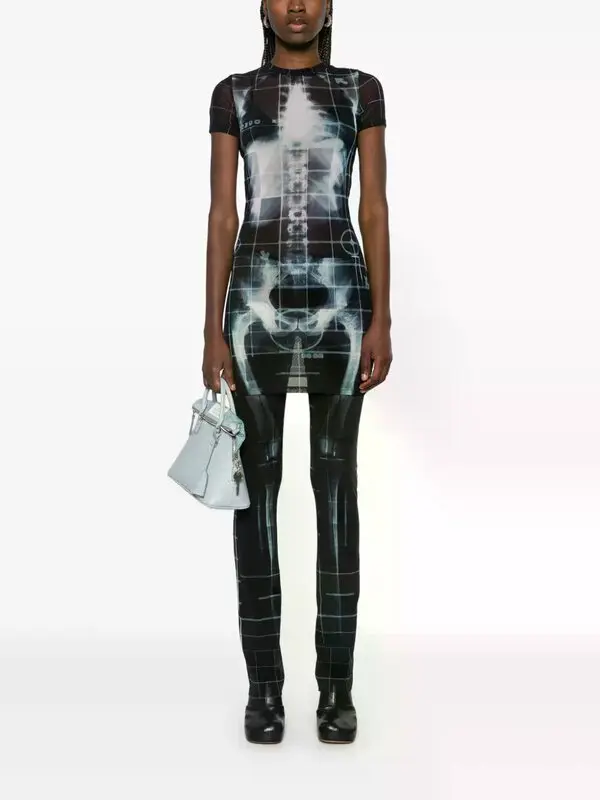 JEAN PAUL GAULTIER Squeletor Flared Trousers