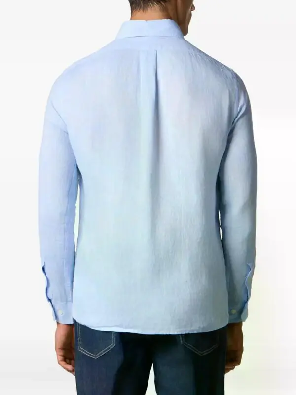 Brooks Brothers Linen Shirt - Blue