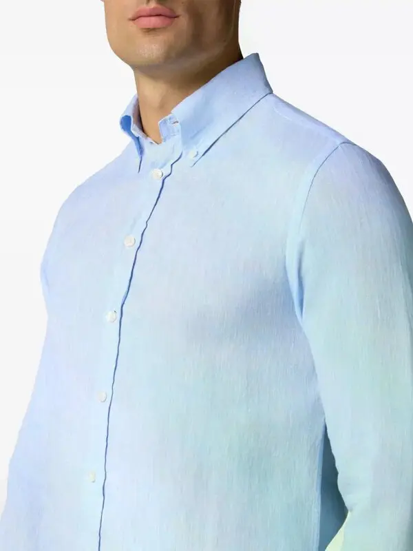 Brooks Brothers Linen Shirt - Blue
