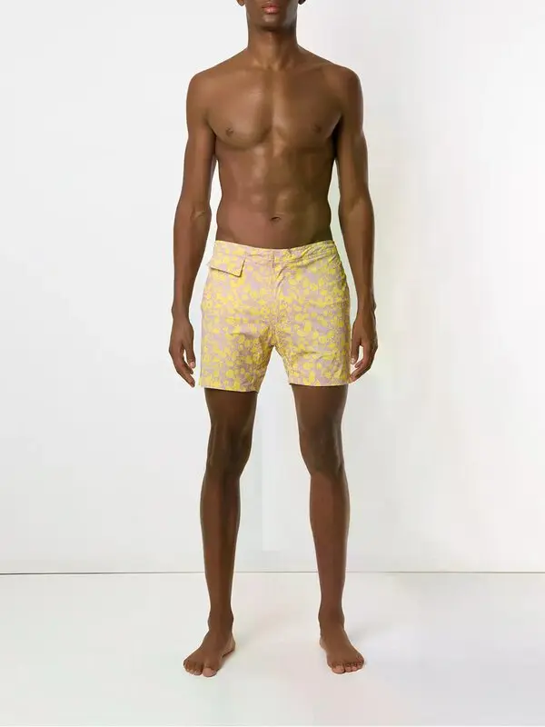 AMIR SLAMA Floral Tactel Swim Shorts
