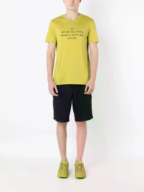 Armani Exchange Mid-rise Chino Shorts