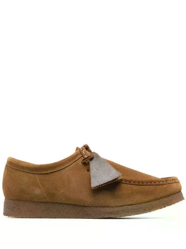 Clarks Wallabee Suede Loafers - Brown
