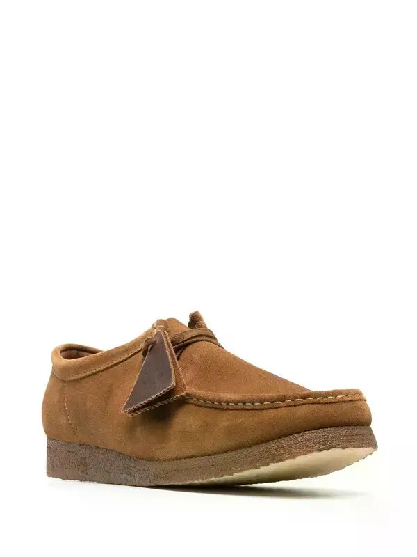 Clarks Wallabee Suede Loafers - Brown