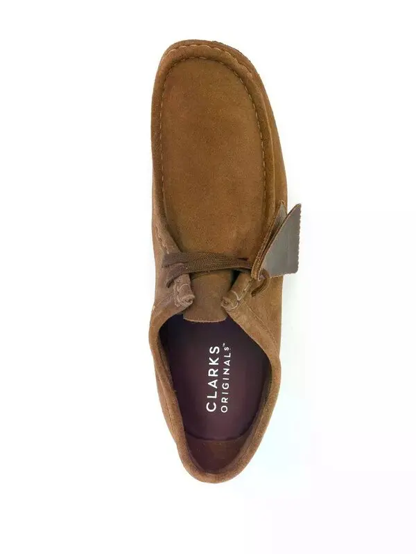 Clarks Wallabee Suede Loafers - Brown