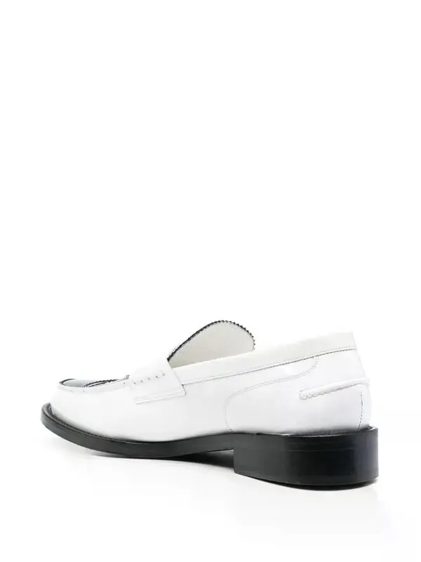 STEFAN COOKE Slashed Leather Loafers