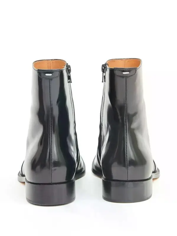 MAISON MARGIELA Brushed Leather Ankle Boots