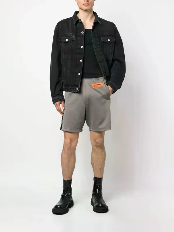 Heron Preston Logo-patch Track Shorts