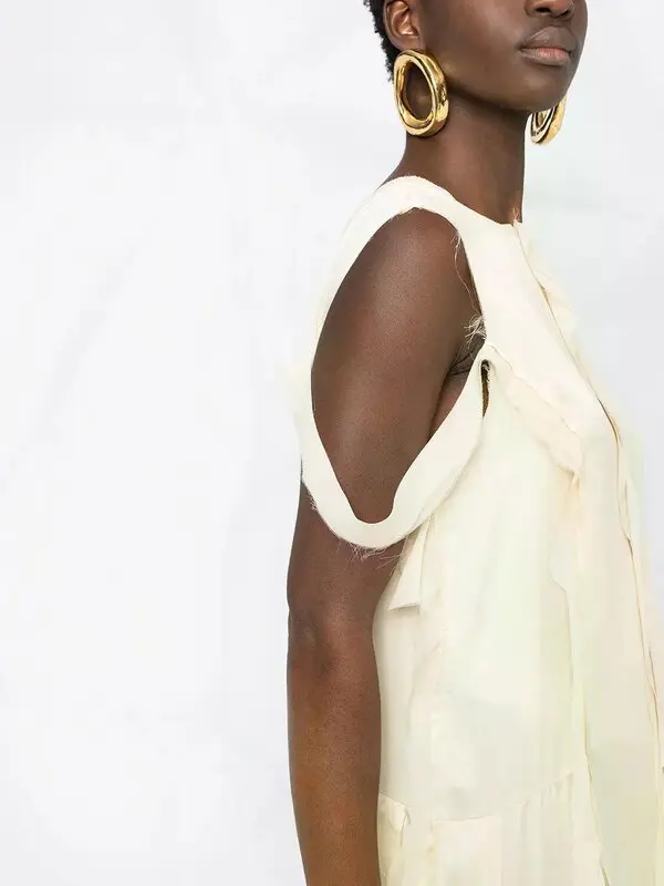 MAISON MARGIELA Ripped Midi Dress