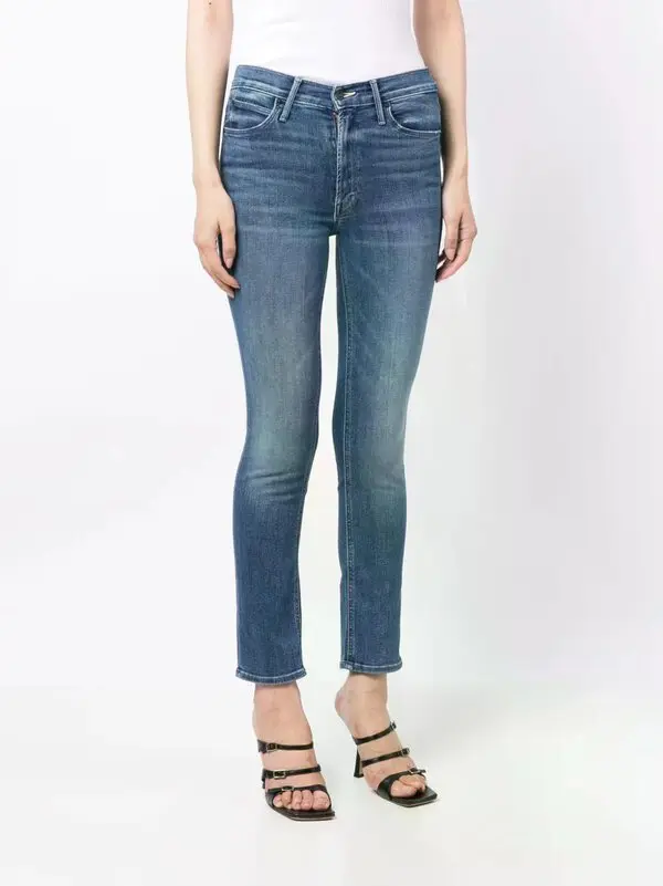 MOTHER Dazzler Mid-rise Slim-cut Jeans