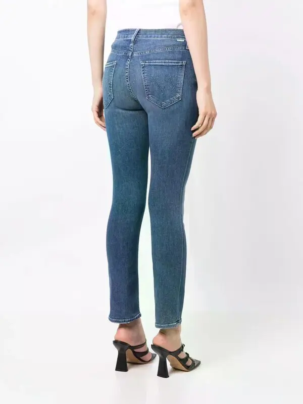 MOTHER Dazzler Mid-rise Slim-cut Jeans