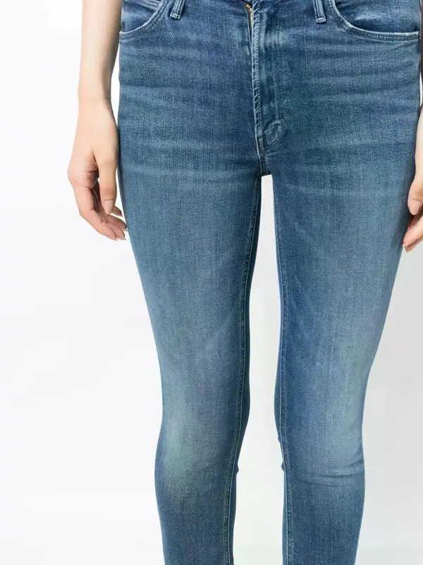 MOTHER Dazzler Mid-rise Slim-cut Jeans