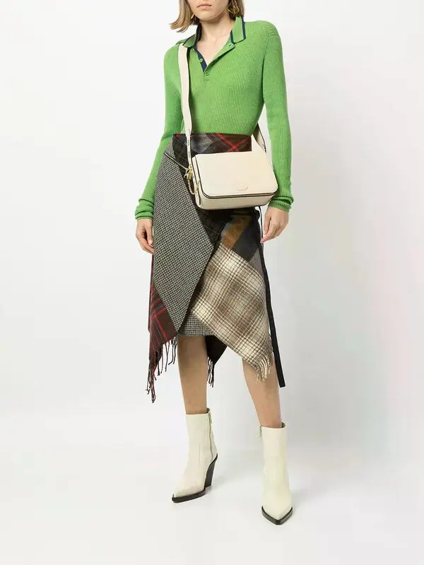 Mulberry Billie Foldover-top Crossbody Bag - Neutrals