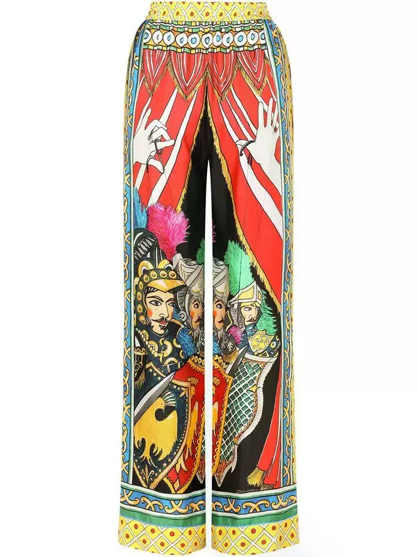 Dolce & Gabbana Carretto-print Pajama Bottoms - Red