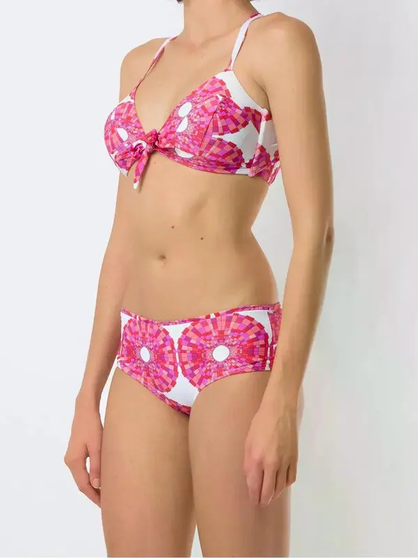 AMIR SLAMA Abstract-print Bikini Set
