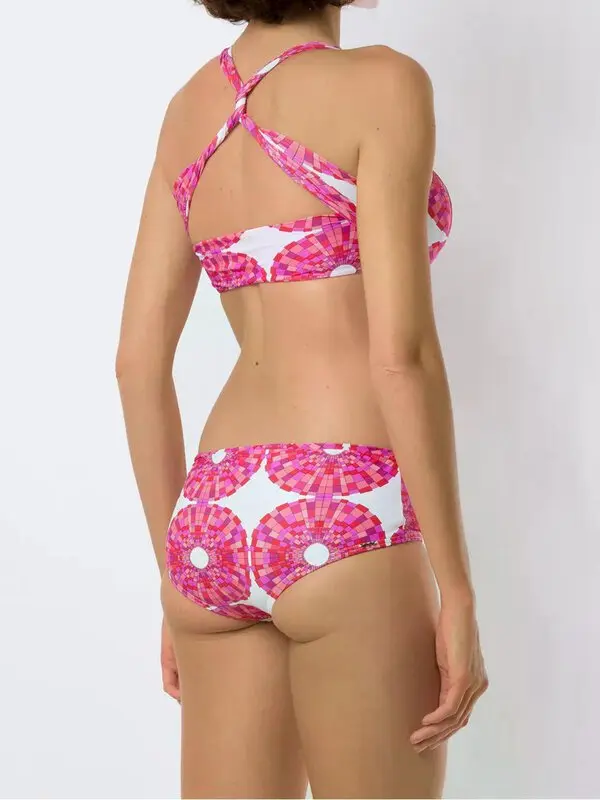 AMIR SLAMA Abstract-print Bikini Set