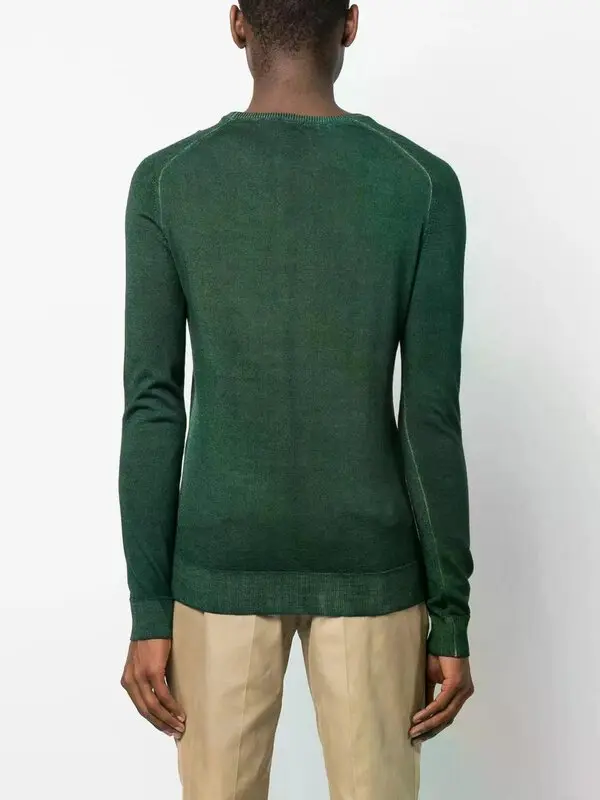 Etro Embroidered-logo Crew-neck Jumper