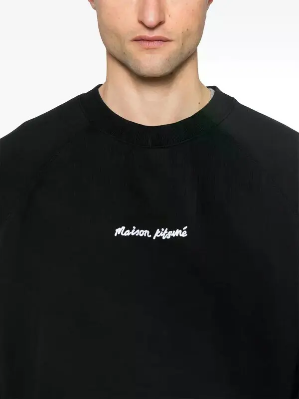 Maison Kitsuné Logo-embroidered Sweatshirt